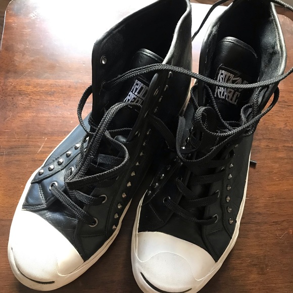 Rock & Republic | Shoes | Leather Rock And Republic High Tops | Poshmark